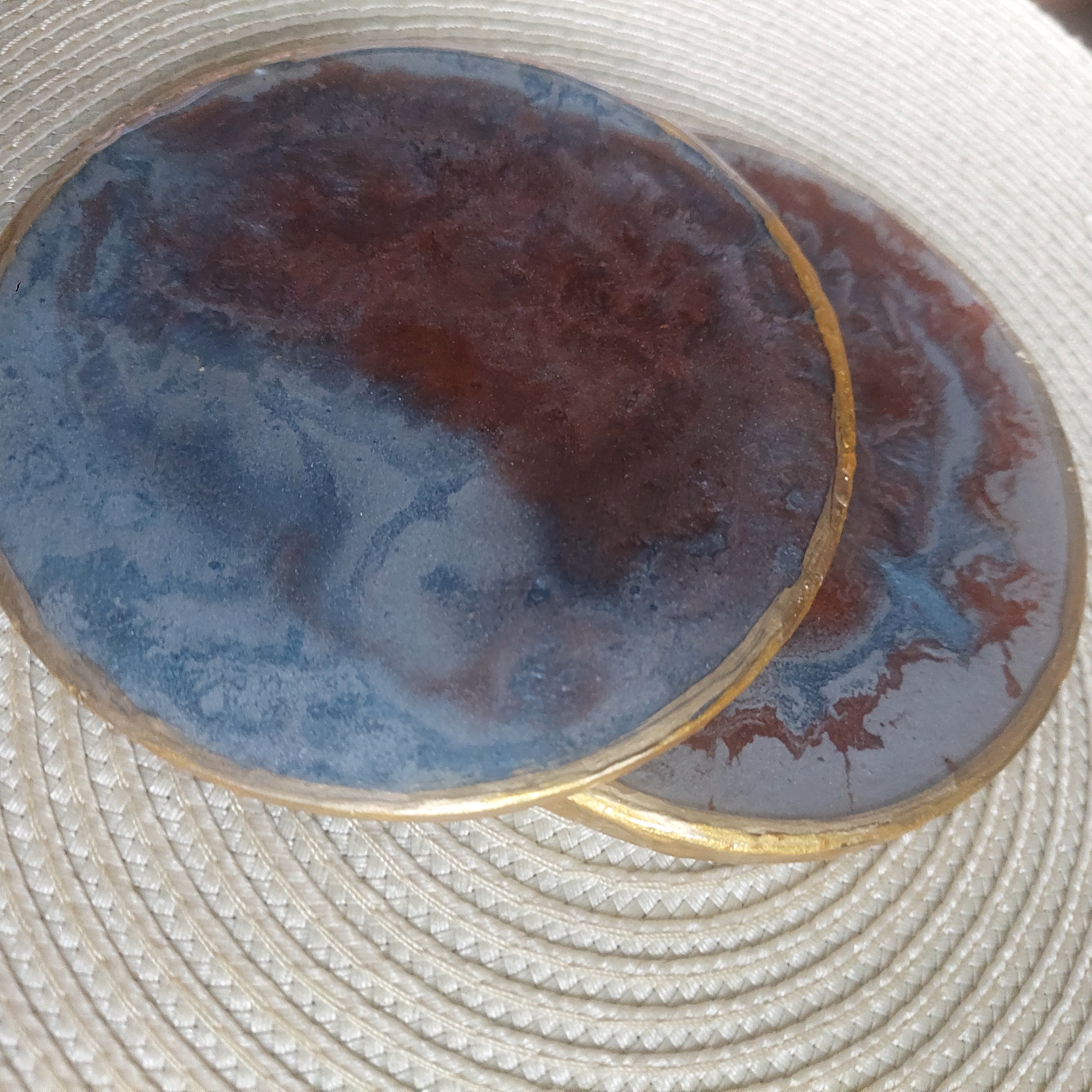 GEODES- CELESTIAL MEDALLION – RESINVERSELUX- Where Art meets Soul